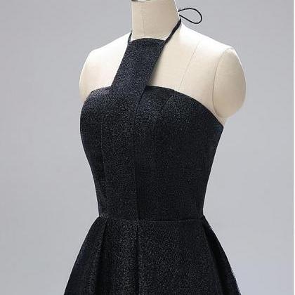 In Stock Special Halter Neckline A-line Prom Dresses on Luulla