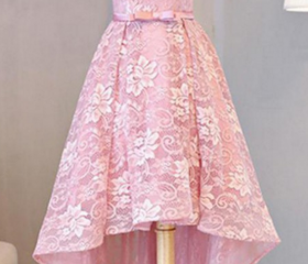 Customized Princess Homecoming Prom Dresses Short Pink Dresses With ...