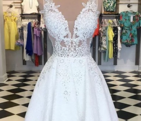 Blue Mermaid Lace Long Prom Dress, Blue Formal Dress on Luulla
