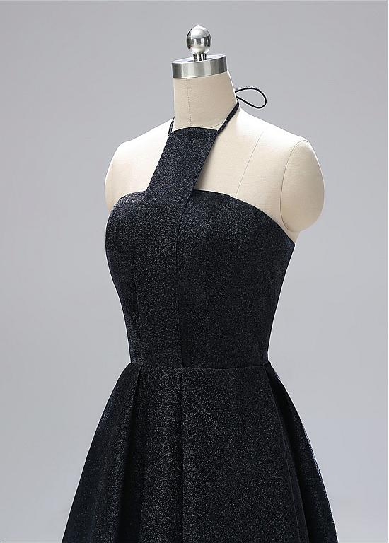 In Stock Special Halter Neckline A-line Prom Dresses on Luulla