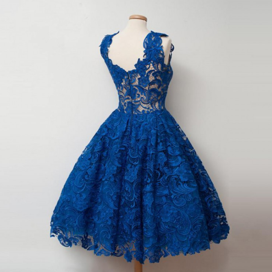 Sleeveless Party Homecoming Dress Short Royal Prom Dresses With Zipper ...