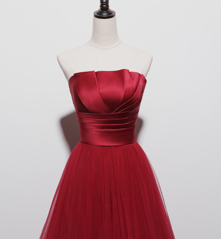 Prom Dresses,wedding Dress Bride Tube Top Long Dress Slim Slimming ...