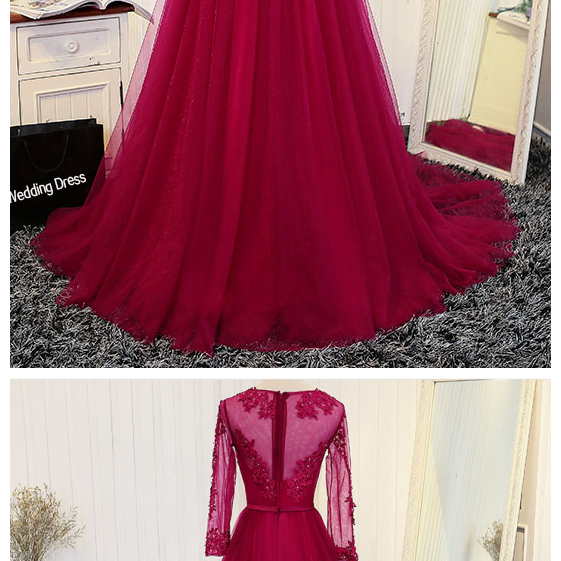 Lace Evening Dresses ,Long Party Beaded Women Unique Formal Evening ...