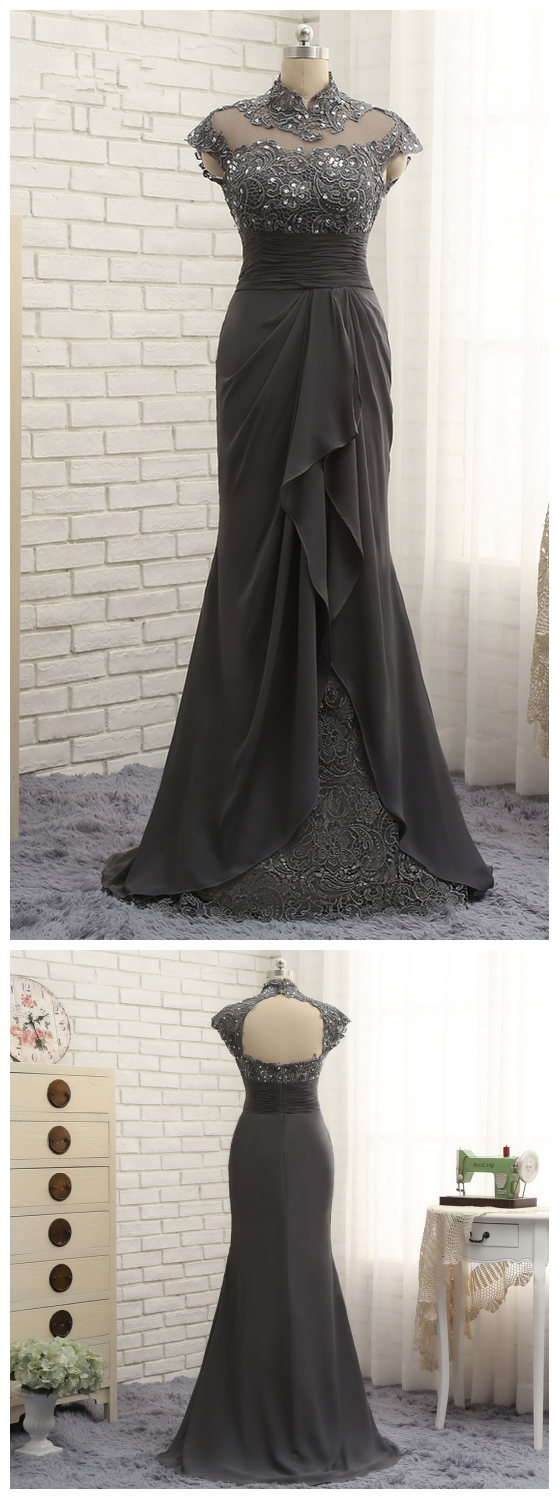 -selling Scale Bride's Mother Dress Mermaid Sleeve Lace Cape Town A Go ...