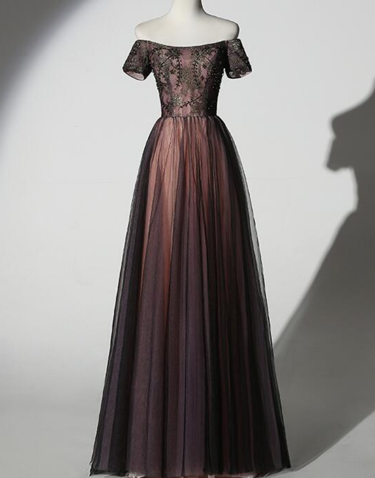 Prom Dresses,tulle Long Party Dress, Senior Prom Dress on Luulla